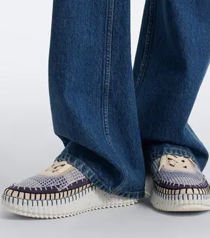 Chloé Nama Mesh Sneakers - Blue
