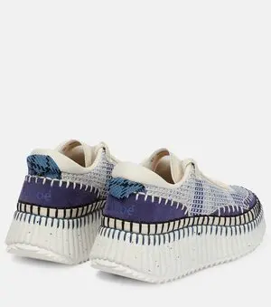 Chloé Nama Mesh Sneakers - Blue