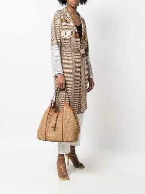 TOD'S Raffia Tote Bag