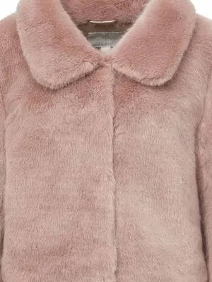 UNREAL FUR Tirage Cropped Faux Fur Jacket - Pink