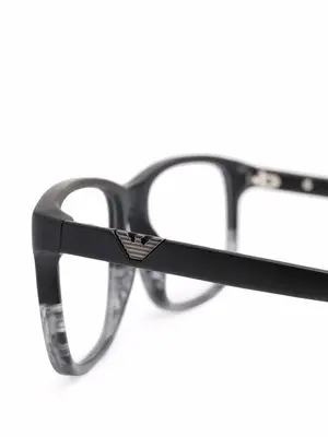 Emporio Armani Rectangle-frame Glasses