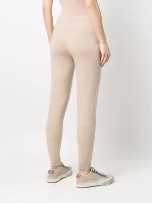 PAULA Tapered-leg Cashmere Trousers