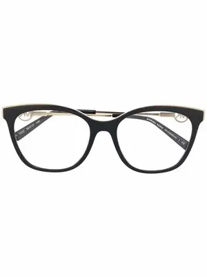 Michael Kors Logo-plaque Arm Glasses - Black