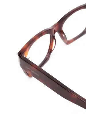 Saint Laurent Tortoiseshell Square-frame Glasses