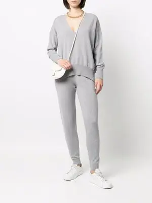 PAULA Tapered-leg Cashmere Trousers