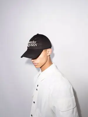 Alexander McQueen Logo-embroidered Baseball Cap