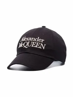 Alexander McQueen Logo-embroidered Baseball Cap