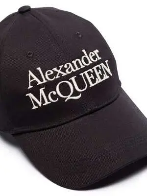 Alexander McQueen Logo-embroidered Baseball Cap