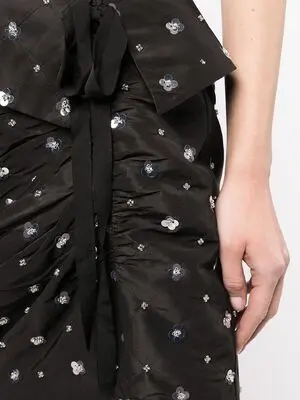 SELF-PORTRAIT Sequin-embellished Mini Skirt
