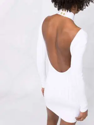 Balmain Backless Knitted Dress