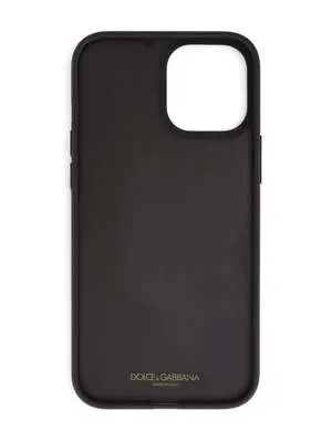 Dolce & Gabbana Abstract Print Iphone Case - Black