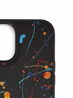Dolce & Gabbana Abstract Print Iphone Case - Black