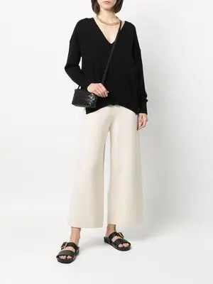 PAULA V-neck Cashmere Jumper - Black