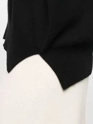 PAULA V-neck Cashmere Jumper - Black