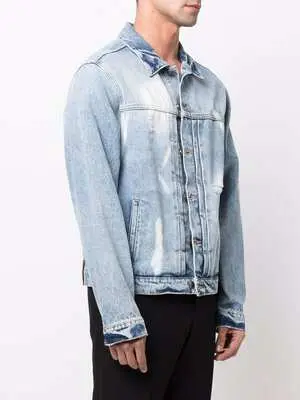 424 Bleached Denim Trucker Jacket