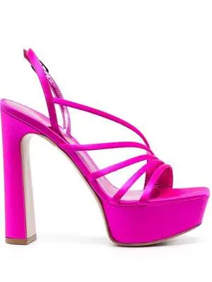 LE SILLA Asymmetric Platform Sandals