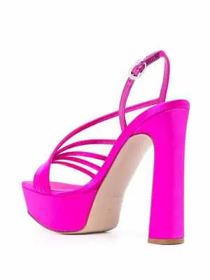 LE SILLA Asymmetric Platform Sandals