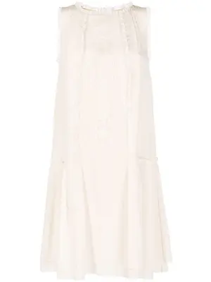 Shiatzy Chen Silk Lace Panelled Dress