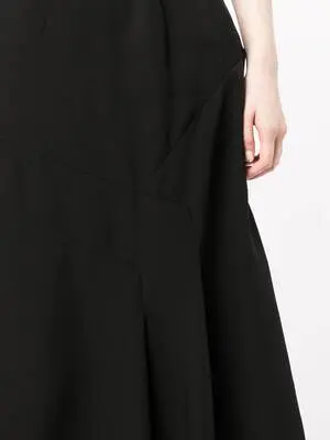 Shiatzy Chen Silk A-line Skirt
