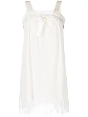 Shiatzy Chen Lace-trimmed Mini Dress
