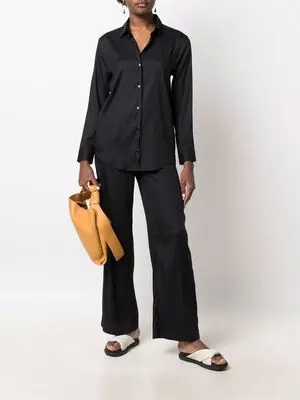 PAULA Long-sleeve Silk Shirt
