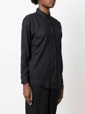 PAULA Long-sleeve Silk Shirt