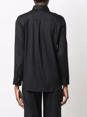 PAULA Long-sleeve Silk Shirt