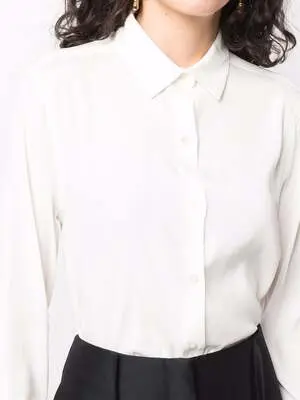 PAULA Long-sleeve Silk Shirt