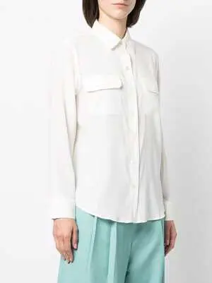 PAULA Stretch-silk Shirt