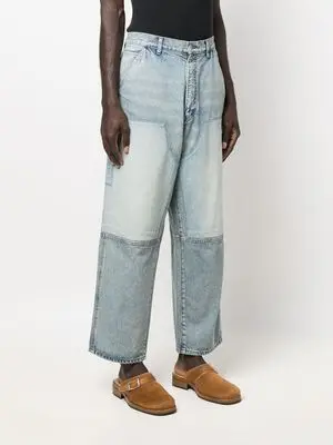 AMBUSH Panelled Wide-leg Jeans