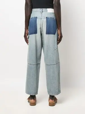 AMBUSH Panelled Wide-leg Jeans