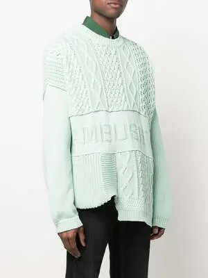 AMBUSH Patchwork Knitted Jumper