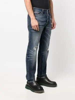 Palm Angels Slim-fit Straight-leg Jeans