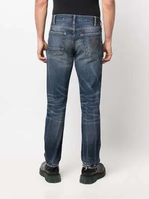 Palm Angels Slim-fit Straight-leg Jeans