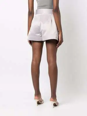 STYLAND High-waist Wide-leg Shorts - Grey