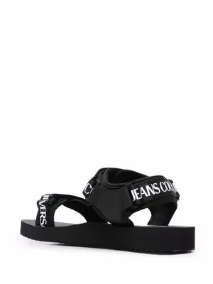 Versace Logo-print Open-toe Sandals