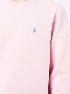 Polo Ralph Lauren Embroidered-logo Sweatshirt - Pink