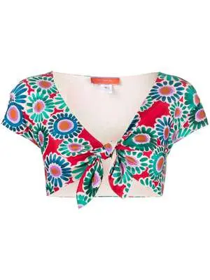 La DoubleJ Bardot Bikini Top - Red
