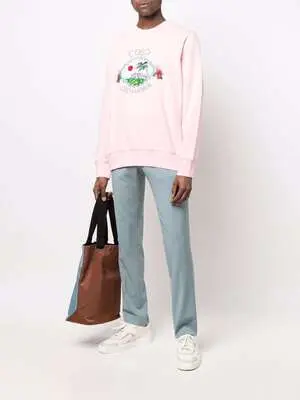 Casablanca Coso Okinawa Embroidered Sweatshirt