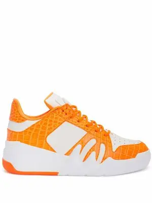 GIUSEPPE ZANOTTI Talon Mid-top Sneakers - White