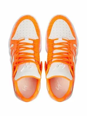 GIUSEPPE ZANOTTI Talon Mid-top Sneakers - White