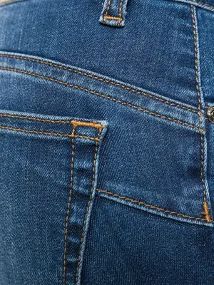Liu Jo Slim Fit Jeans With Contrast Stitching - Blue