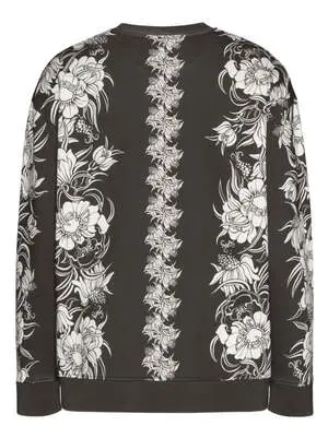 Valentino Garavani Logo-print Long-sleeve Sweatshirt