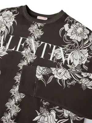 Valentino Garavani Logo-print Long-sleeve Sweatshirt