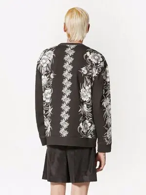 Valentino Garavani Logo-print Long-sleeve Sweatshirt