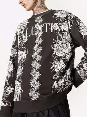 Valentino Garavani Logo-print Long-sleeve Sweatshirt