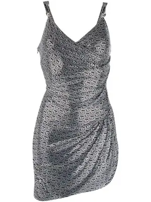 Philipp Plein Crystal-embellished Mini Dress
