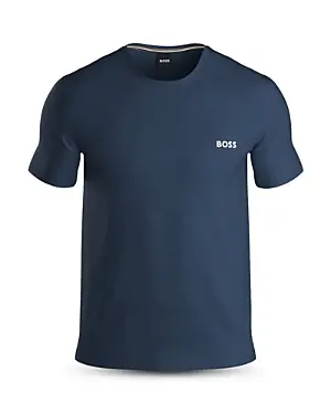 BOSS Mix & Match Cotton Blend Embroidered Logo Graphic Tee