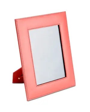 ROYCE NEW YORK Leather Picture Frame - Red