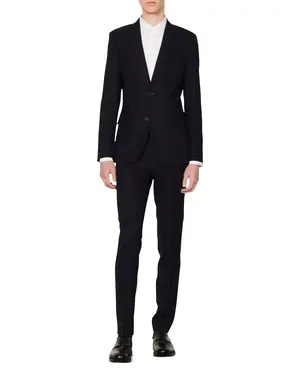 Sandro Legacy Navy Suit Jacket - Navy Blue